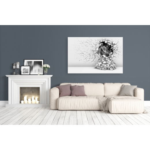 3D obraz Lev, 150x100 cm | DESIGN OUTLET