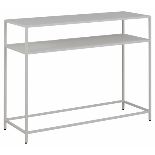 Konzolový stolek Newcastle, 100 cm, světle šedá | DESIGN OUTLET