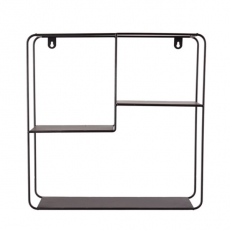 Nástěnná police kovová Wire, 40x40 cm | DESIGN OUTLET