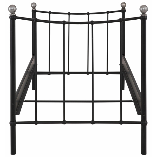 Posteľ Markur, 90 cm, čierna | DESIGN OUTLET