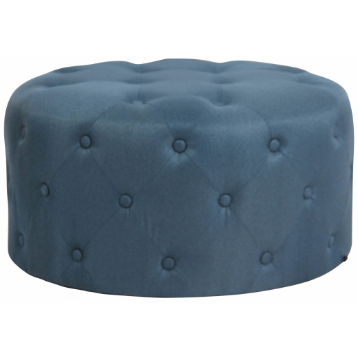 Taburetka Korsika, textil, modrá | DESIGN OUTLET